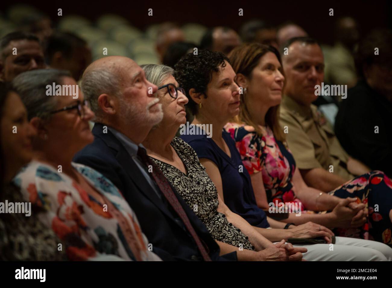 Friends and family attend the Marine Corps Warfighting Laboratory ...