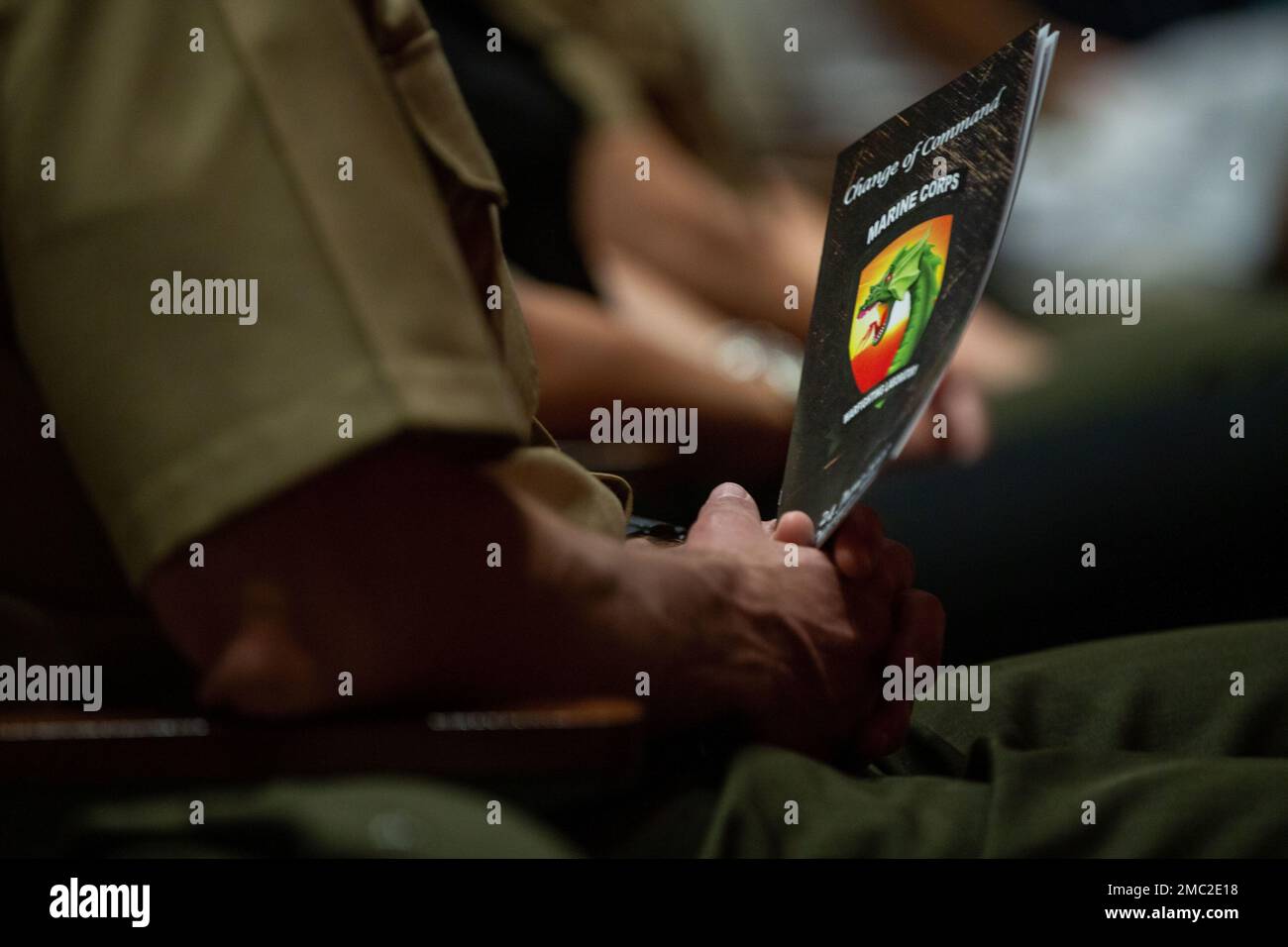 U.S Marines attend the Marine Corps Warfighting Laboratory change of ...