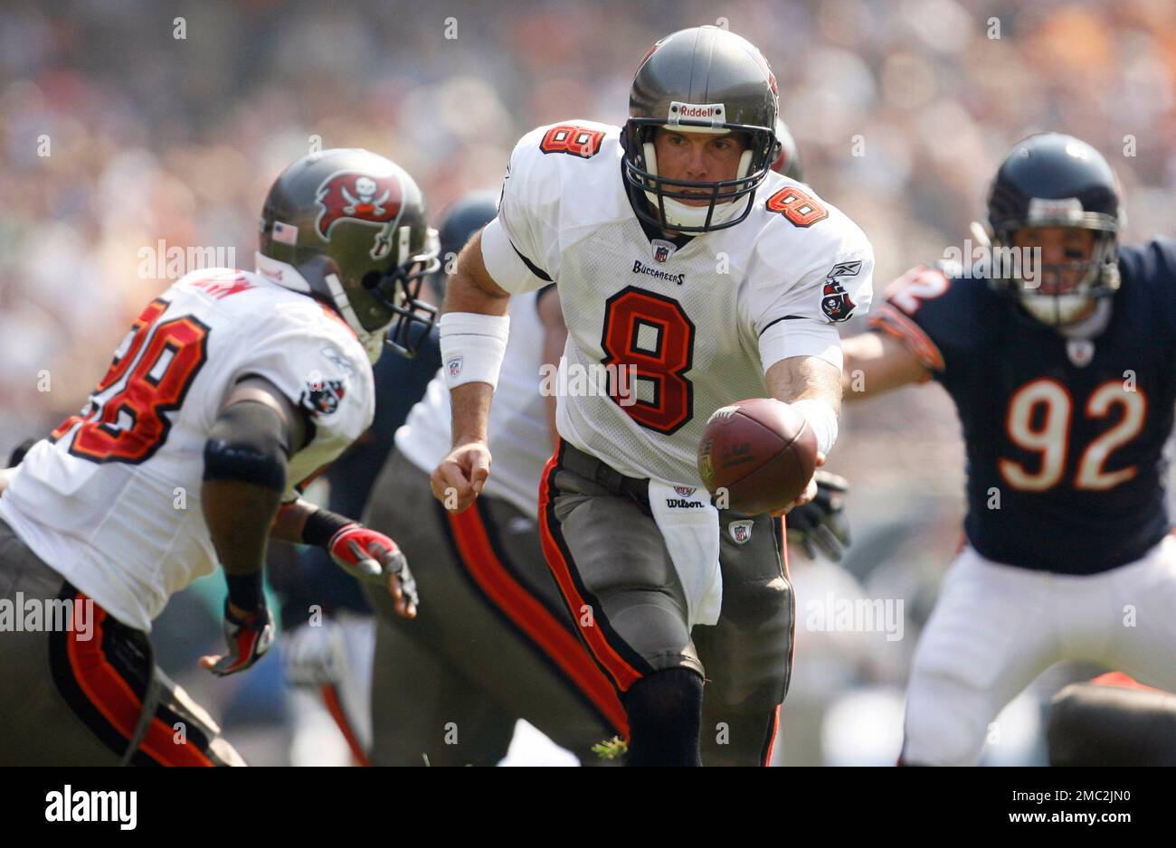 FILE -Tampa Bay Buccaneers quarterback Brian Griese hands off to ...