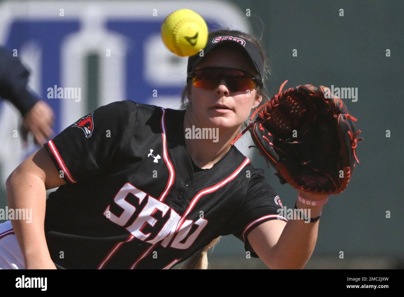 Southeast Missouri State player Alyson Tucker competes against College ...
