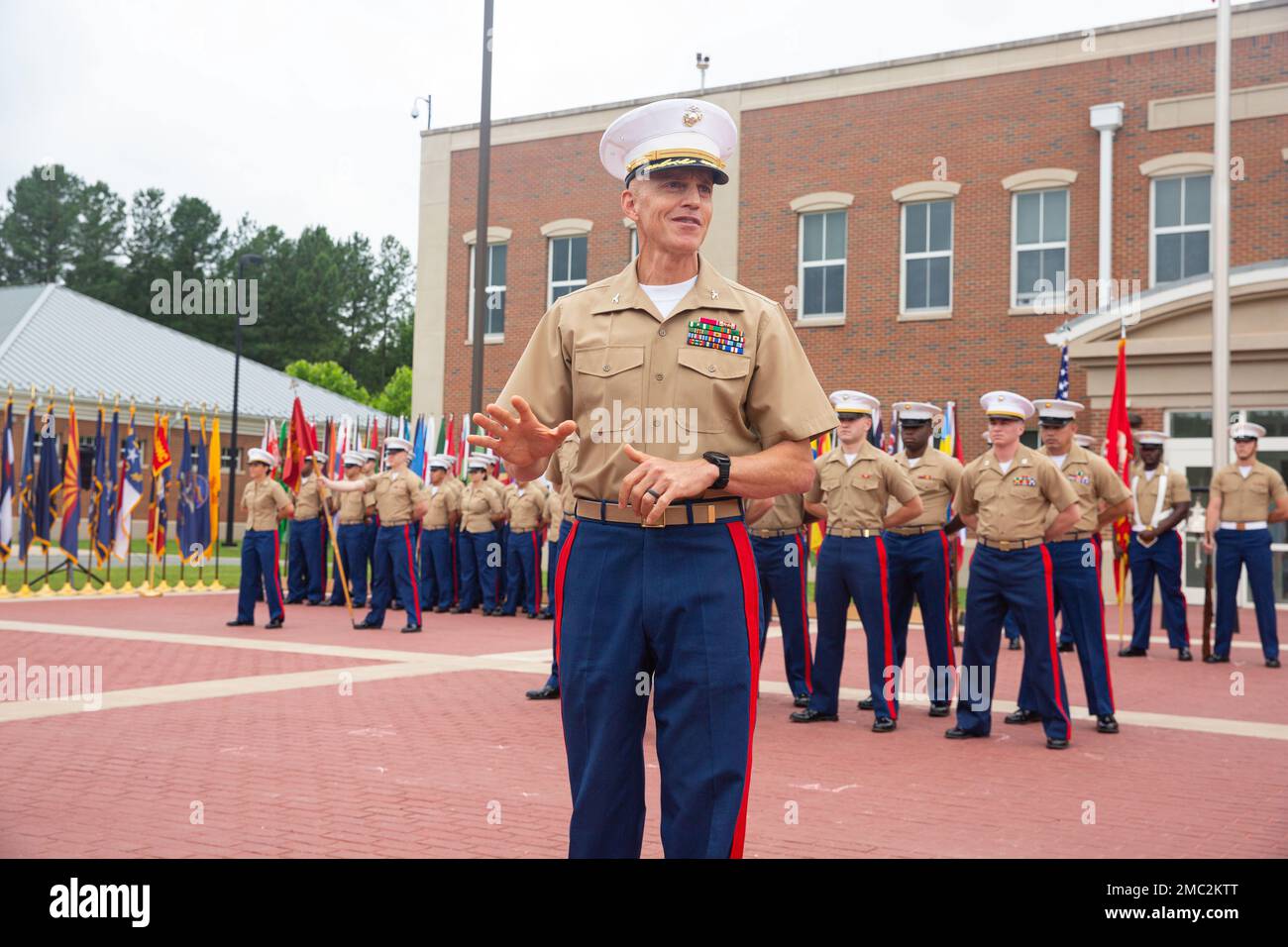 U.S. Marine Corps Col. Keith A. Parrella, former commanding officer of ...