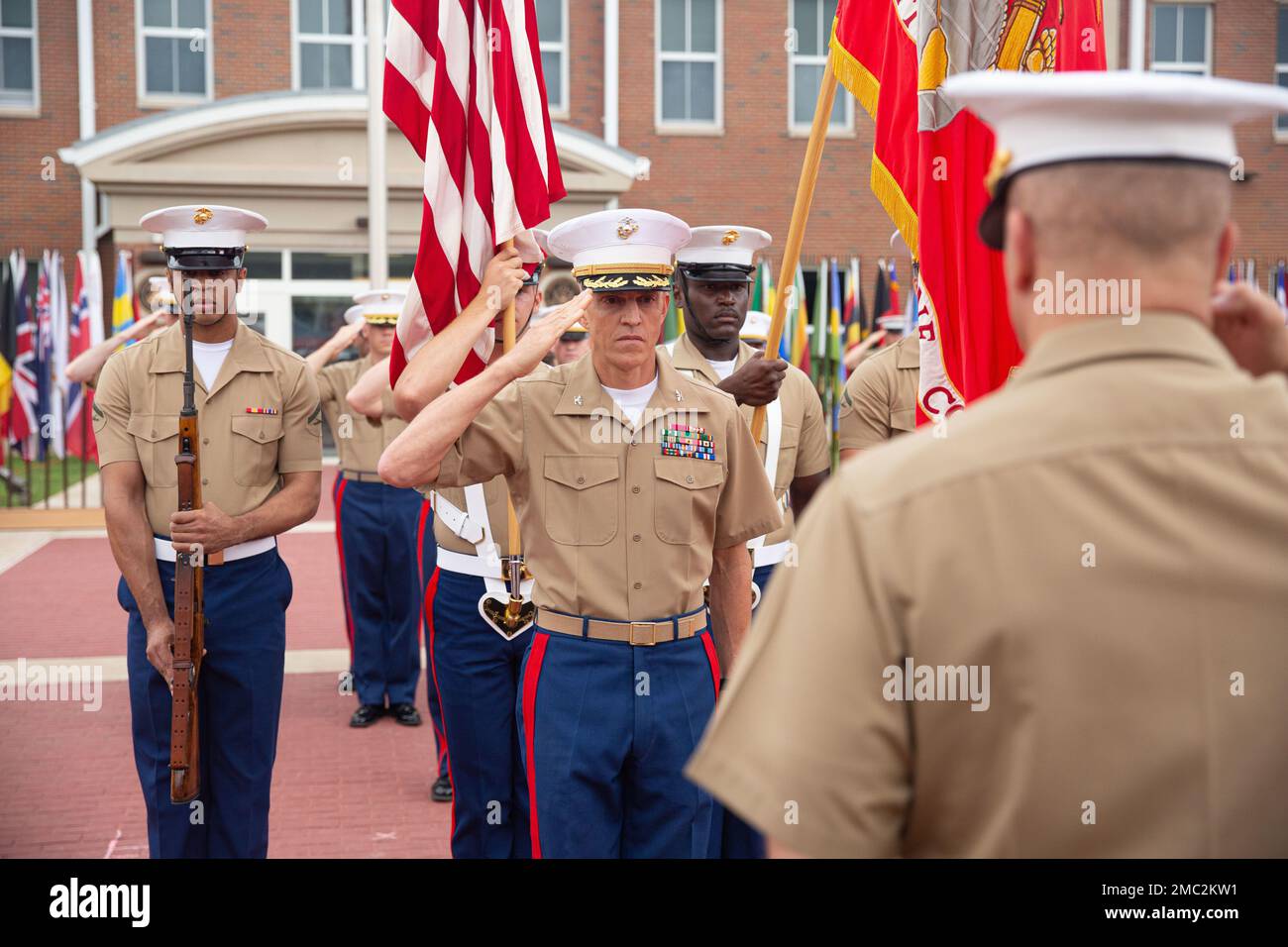 U.S. Marine Corps Col. Keith A. Parrella, former commanding officer of ...
