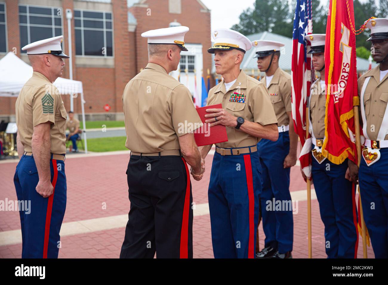 U.S. Marine Corps Col. Keith A. Parrella, former commanding officer of ...