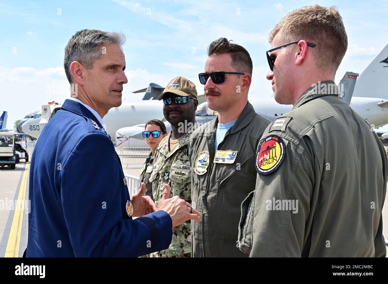 U.S. Air Force Lt. Gen. Steven Basham, U.S. Air Forces in Europe-Air ...