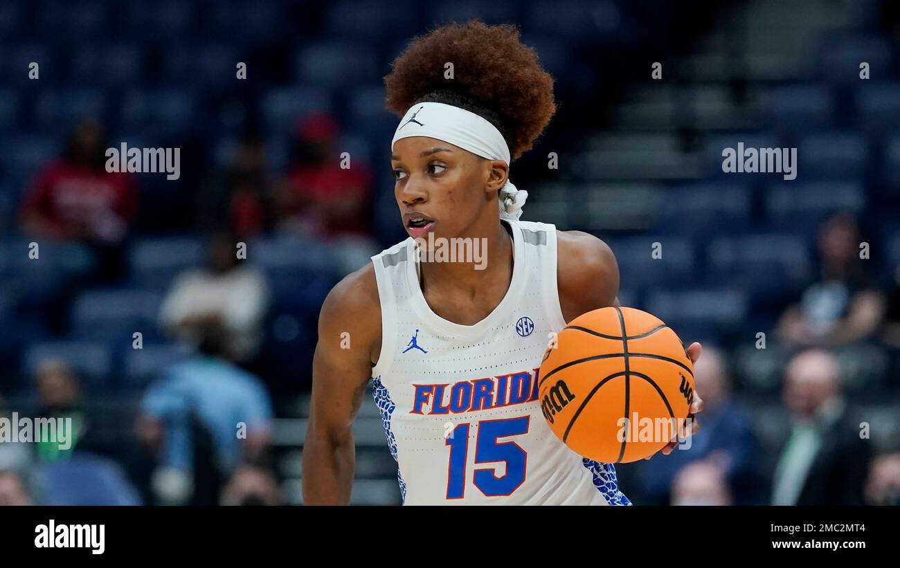 Florida's Nina Rickards plays against Vanderbilt in an NCAA college ...