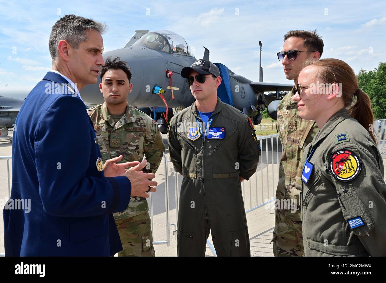 U.S. Air Force Lt. Gen. Steven Basham, U.S. Air Forces in Europe-Air ...