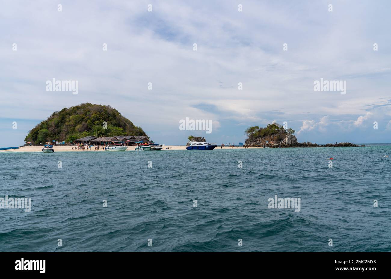The egg island climbing cliff bay Stock Photo - Alamy