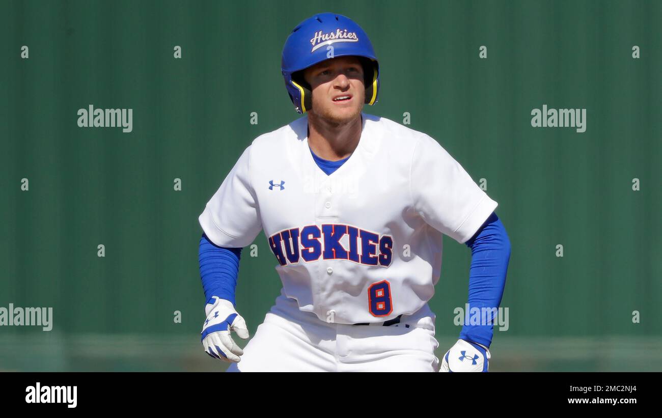 Houston Baptist's Branden Sanford during an NCAA baseball game against ...
