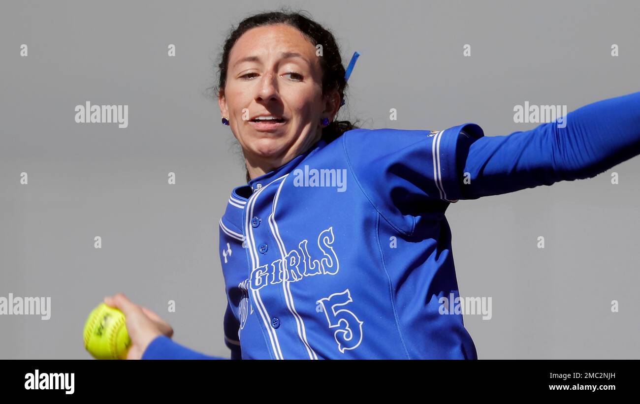 McNeese's Whitney Tate during an NCAA softball game against Oklahoma in ...