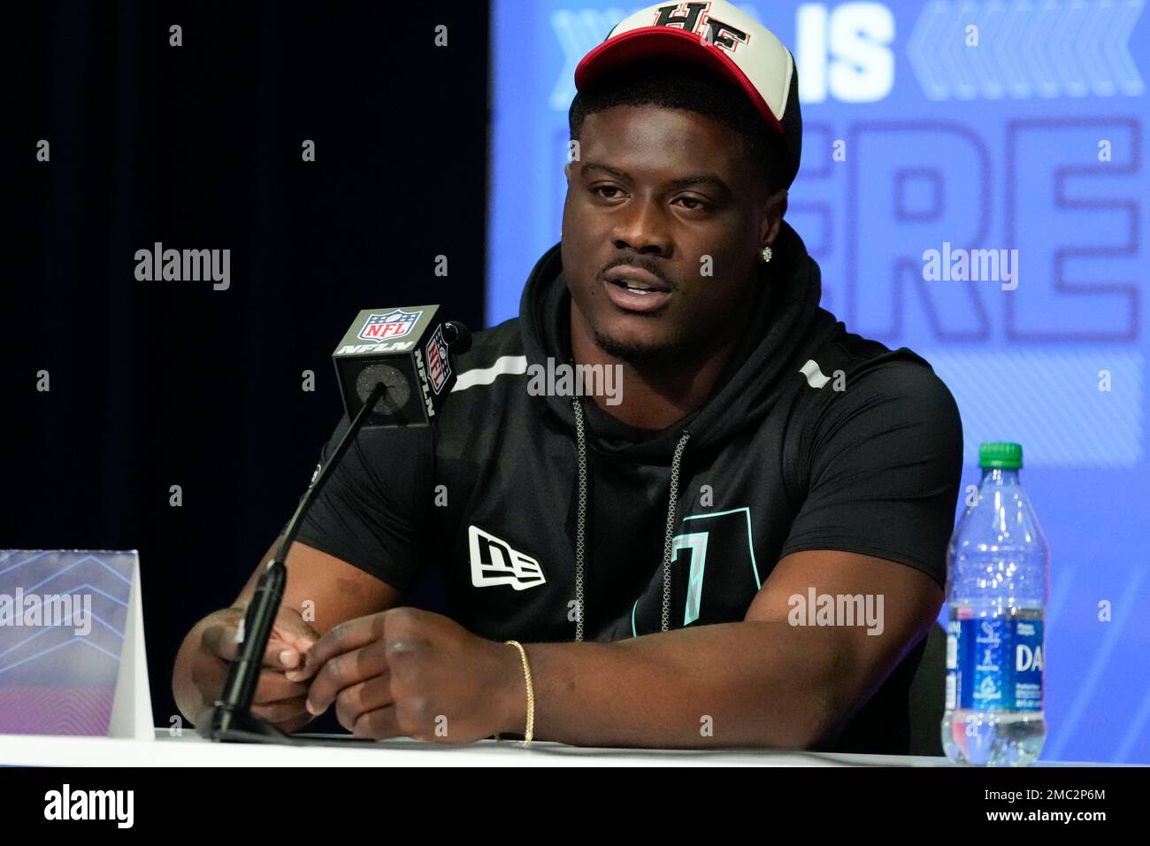 Arizona State linebacker Darien Butler speaks during a press conference ...