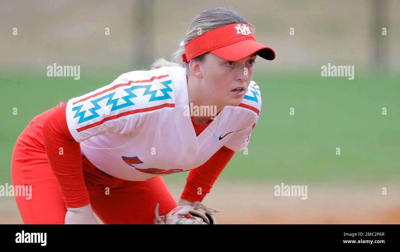 New Mexico's Emma Bramson during an NCAA softball game against Ohio in ...