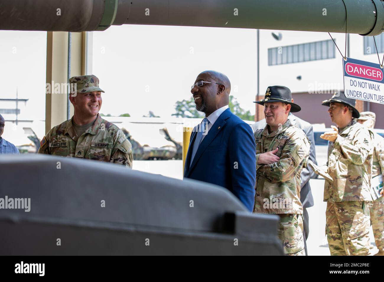 Staff Sgt. Franklin Faircloth, an M1 armored vehicle crew member with ...