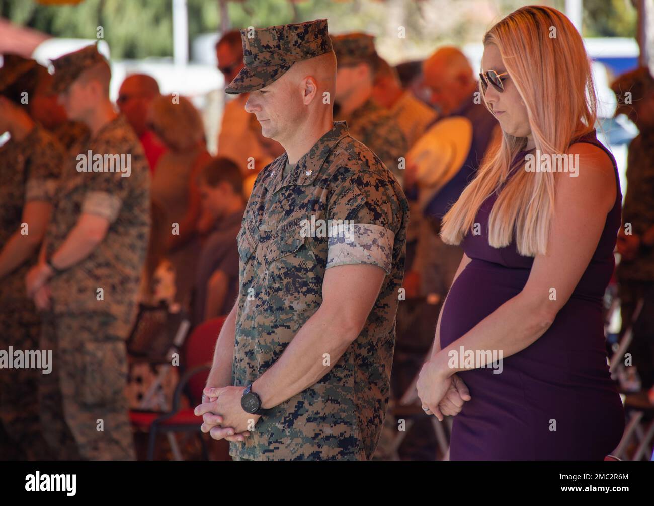 U.S. Marine Corps Lt. Col. David J. Palka, the incoming commanding ...