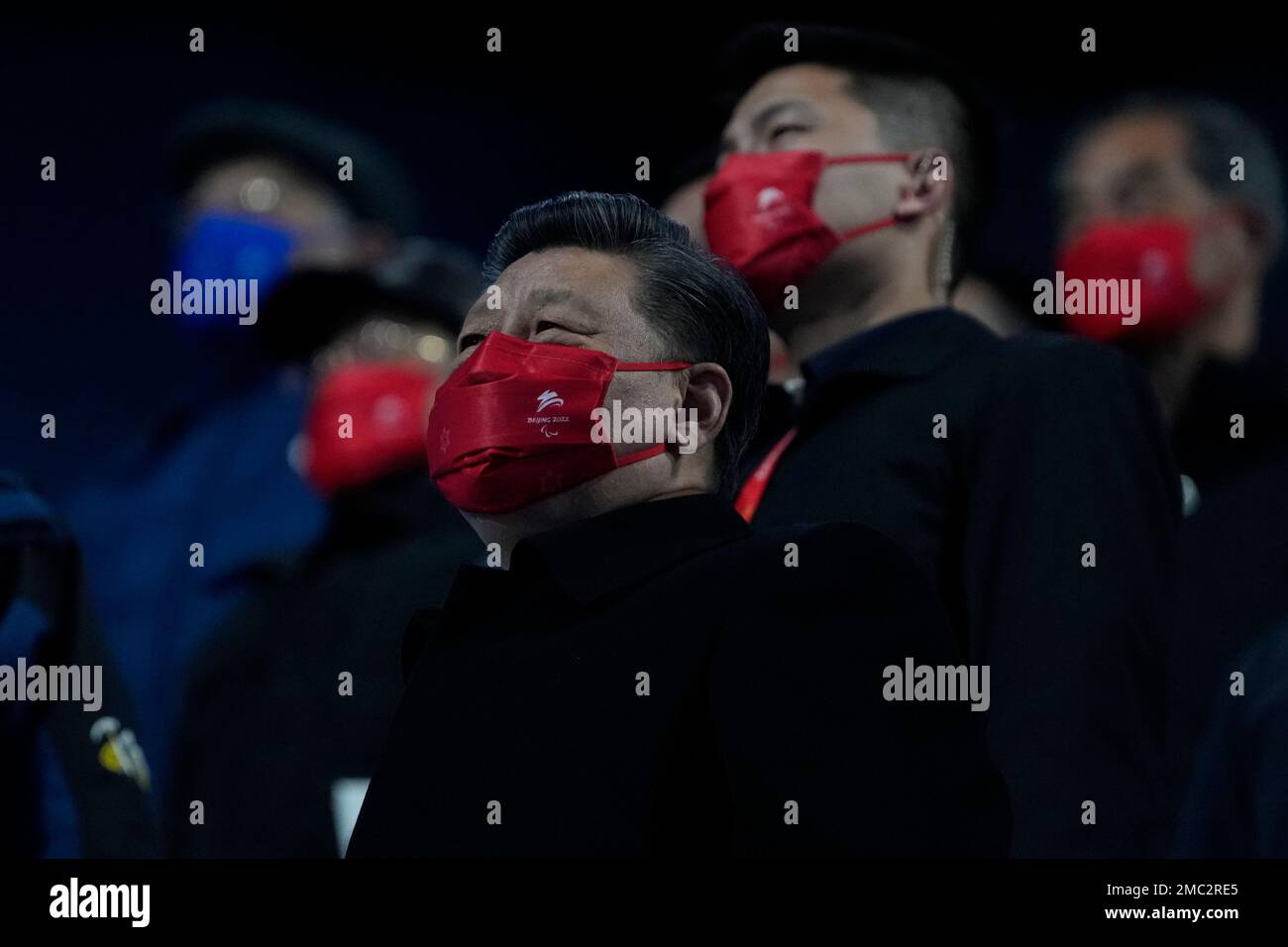 Chinese President Xi Jinping attends the opening ceremony at the 2022 ...