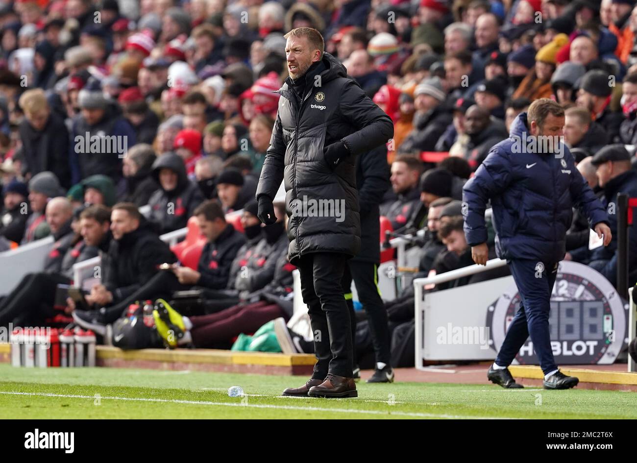 Chelsea liverpool anfield 2023 hi-res stock photography and images - Alamy