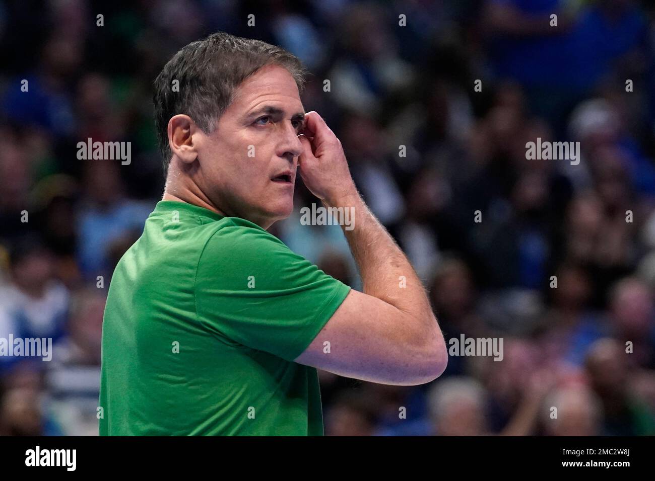 Mark Cuban In The Stands