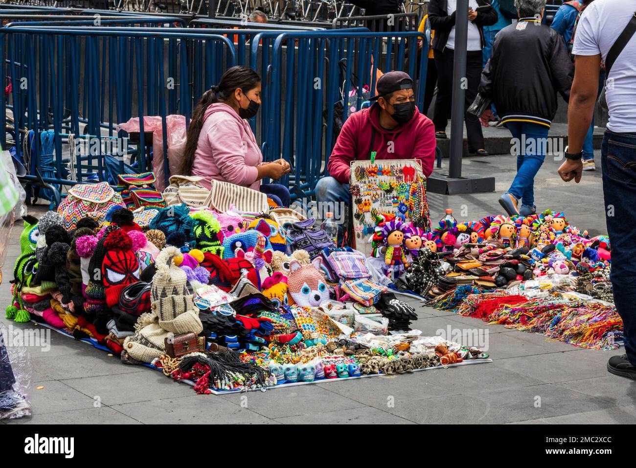Street traders in Mexico City, Mexico, North America Stock Photo - Alamy