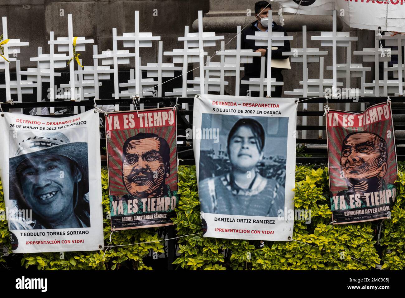Political protest in Mexico City, Mexico, North America Stock Photo - Alamy