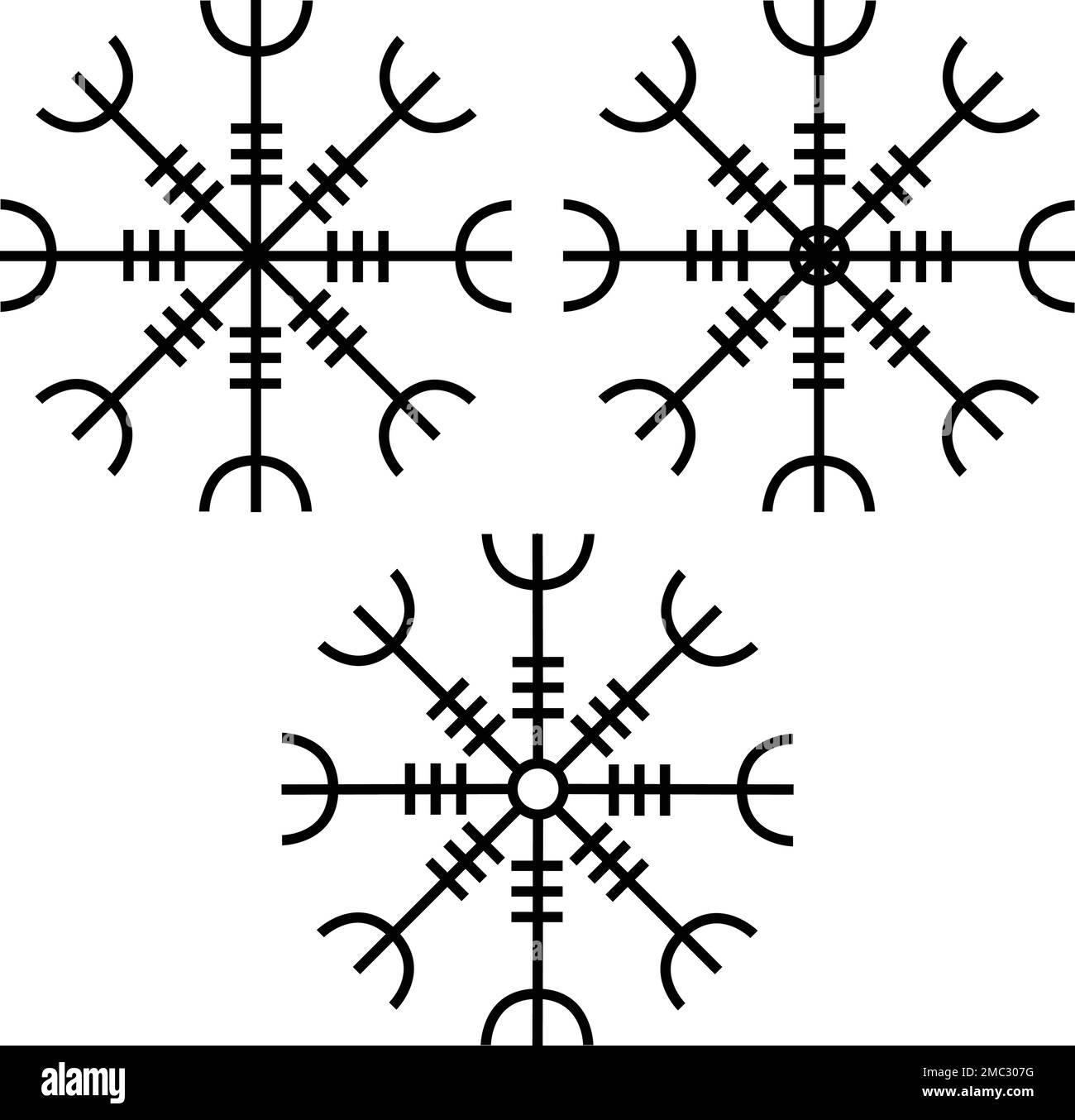 Rune vector vectors Black and White Stock Photos & Images - Alamy