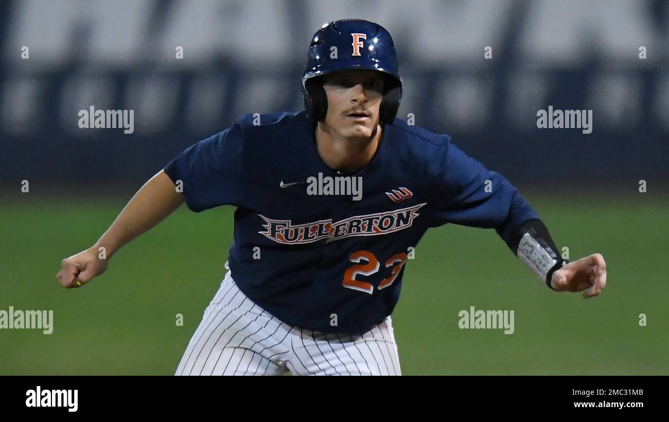 Cal St. Fullerton Austin Schell (23) during an NCAA baseball game on ...