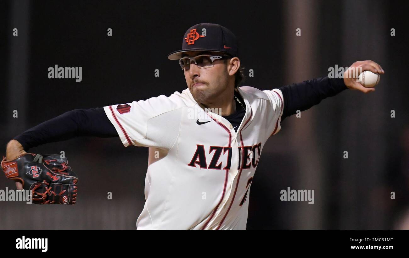 San Diego St. Brian Leonhardt (21) during an NCAA baseball game on ...