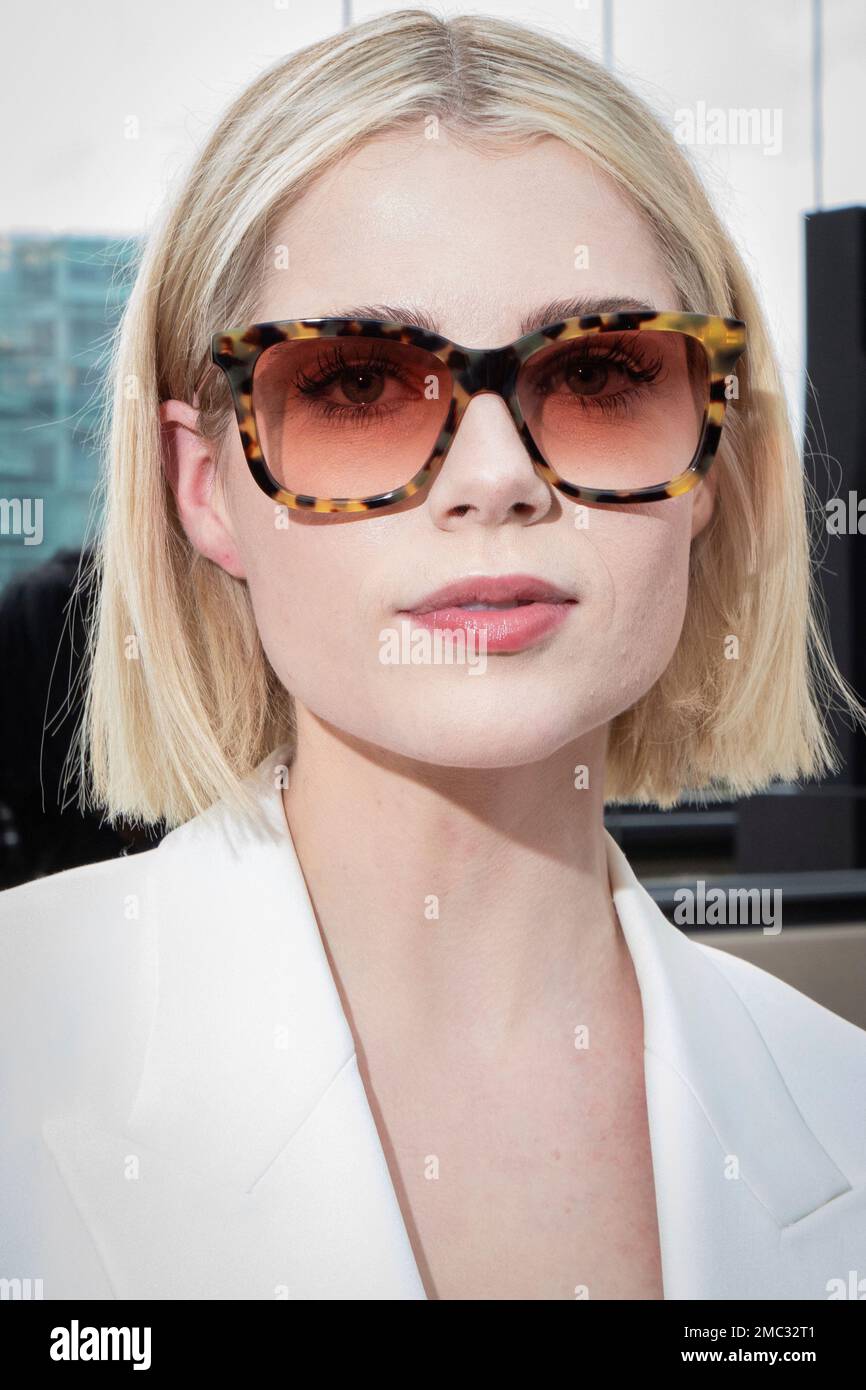 Lucy Boynton attends the Chloe Ready To Wear Fall/Winter 2022-2023 ...