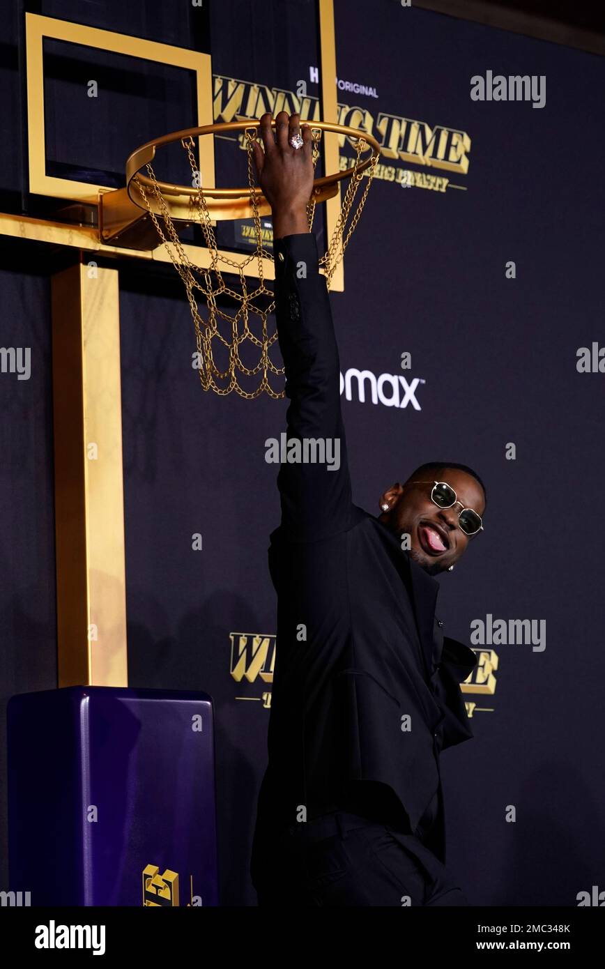 Quincy Isaiah, who plays Los Angeles Lakers basketball great Earvin ...