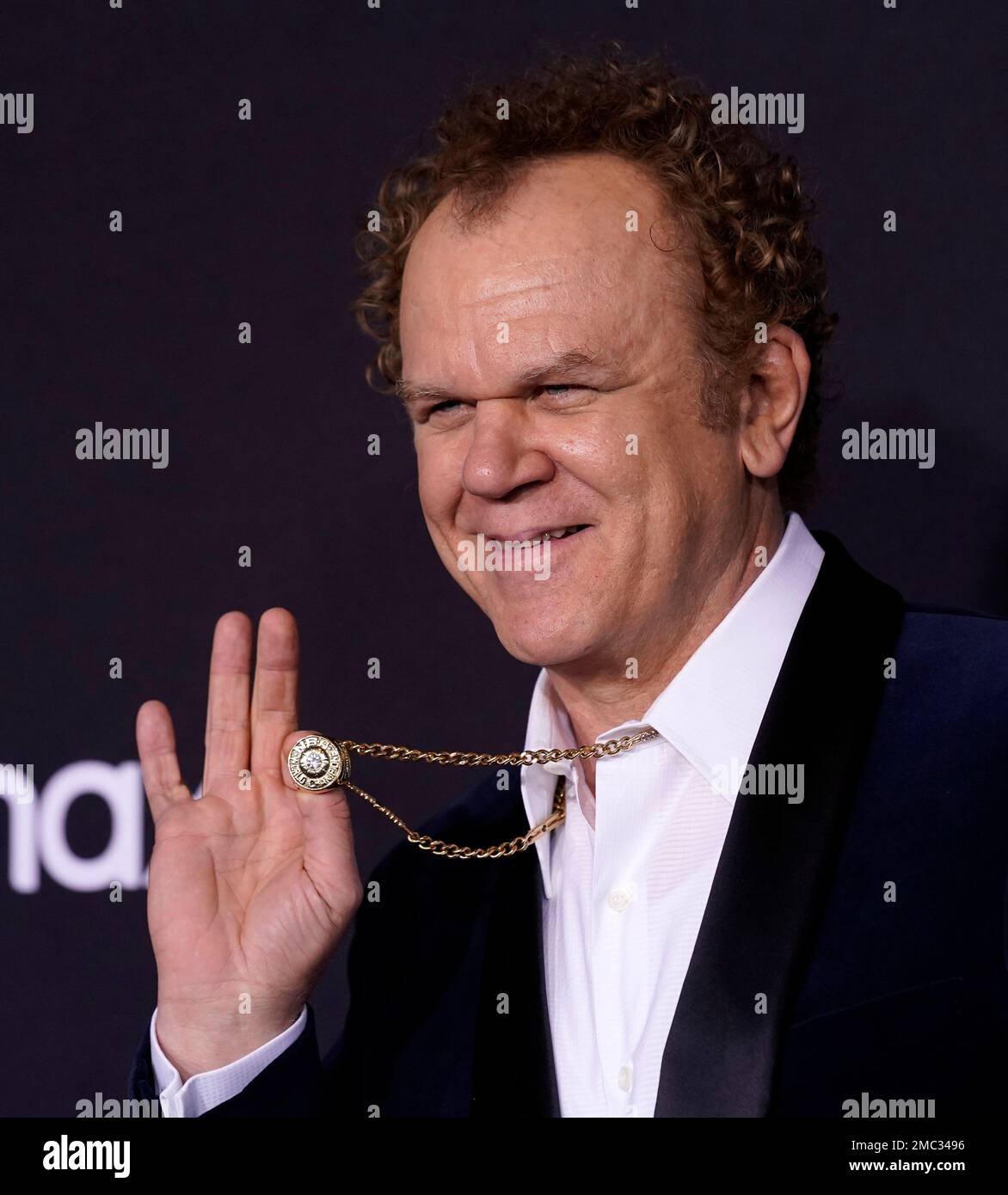 John C. Reilly poses at the premiere of the HBO television series ...