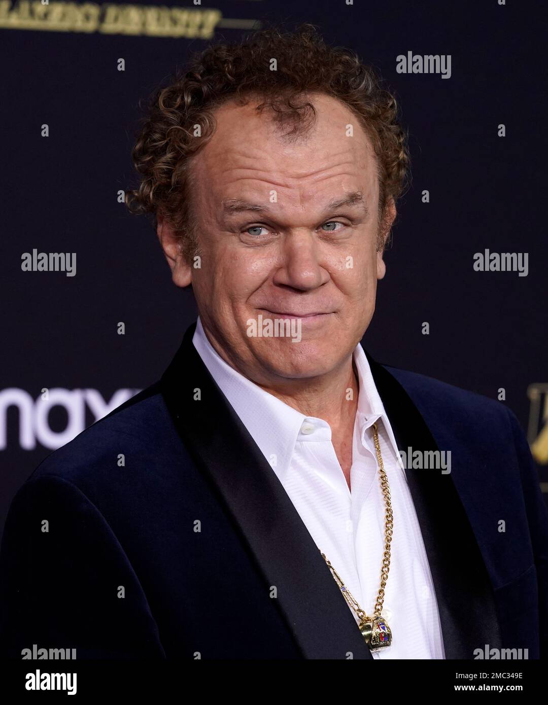 John C. Reilly poses at the premiere of the HBO television series ...