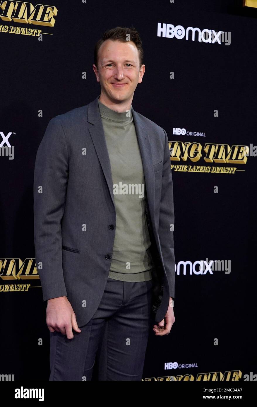 Sean Patrick Small poses at the premiere of the HBO television series ...