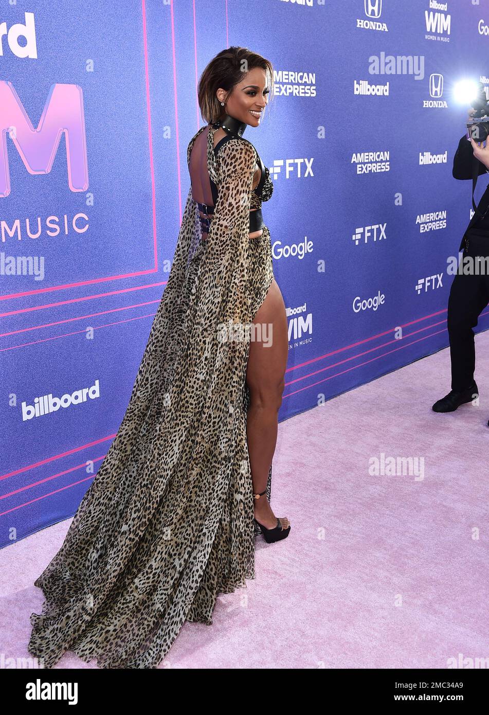 Ciara arrives at the Billboard Women in Music Awards on Wednesday ...