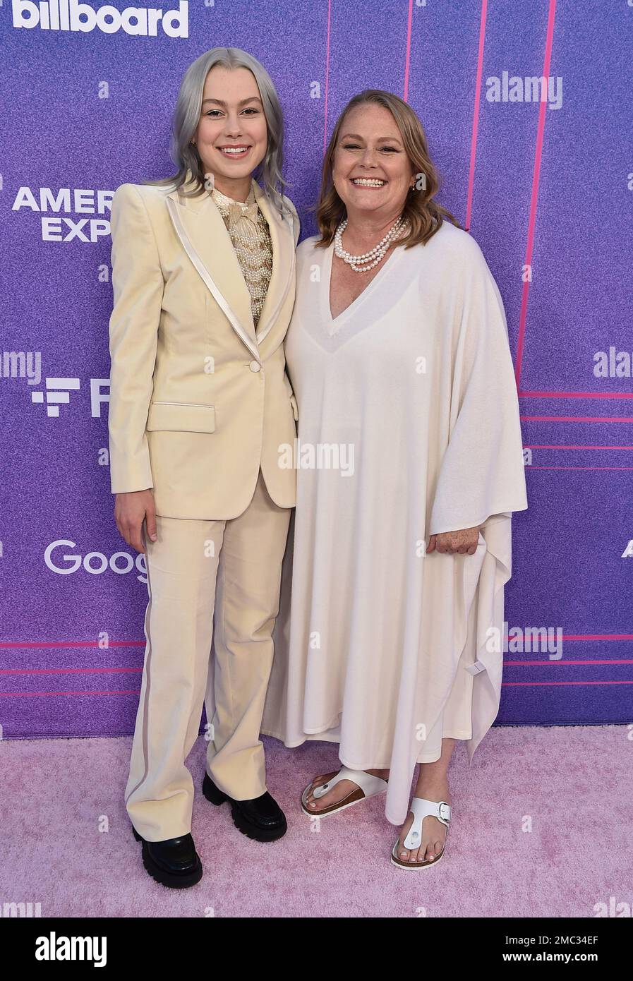 Jamie Bridgers and Phoebe Bridgers arrive at the Billboard Women in ...