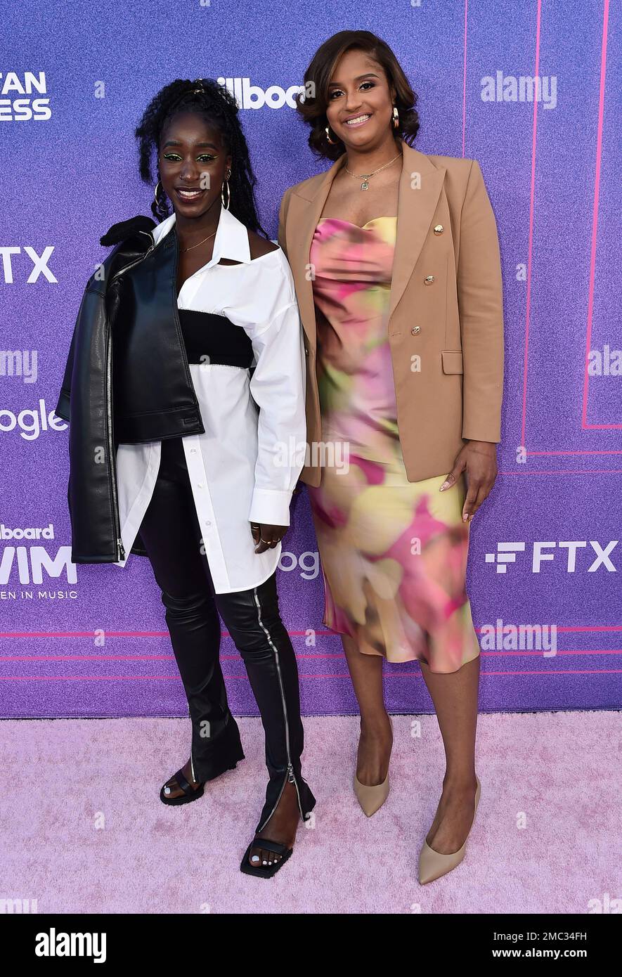 Brianna Agyemang and Jamila Thomas arrive at the Billboard Women in ...