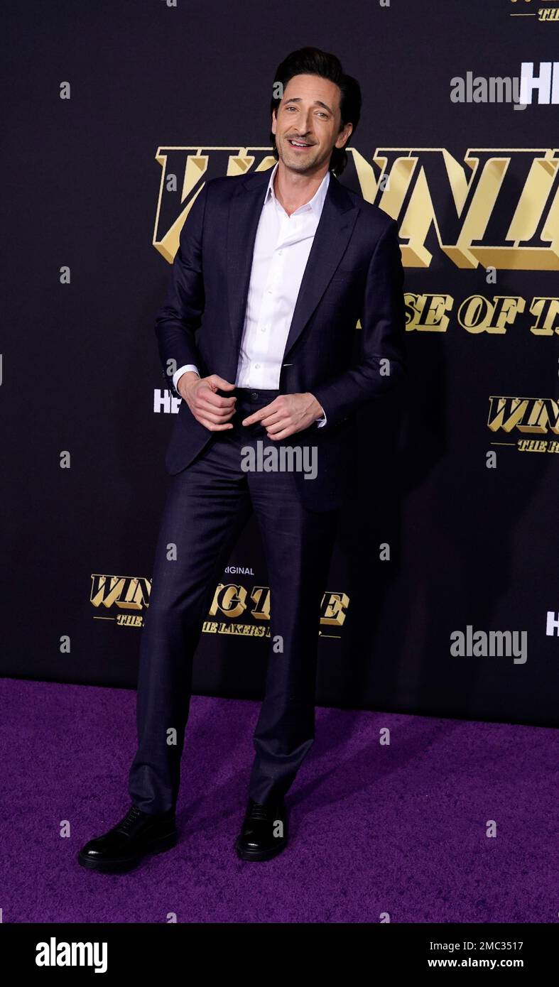 Adrien Brody, who plays the former Los Angeles Lakers basketball coach ...