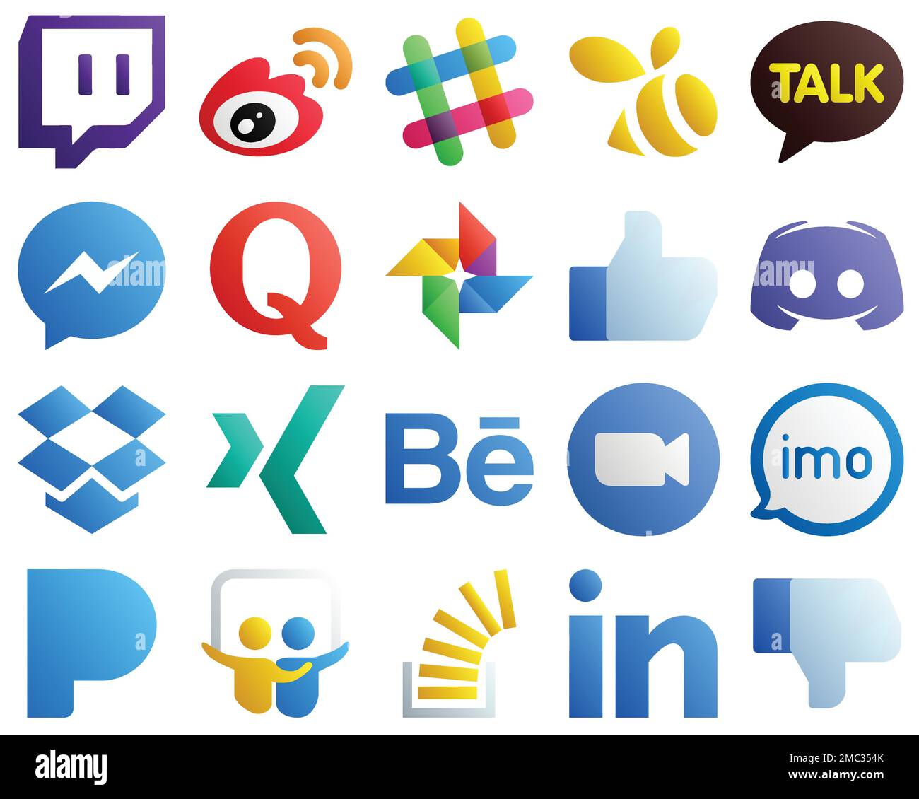 Facebook Message Icon Vector