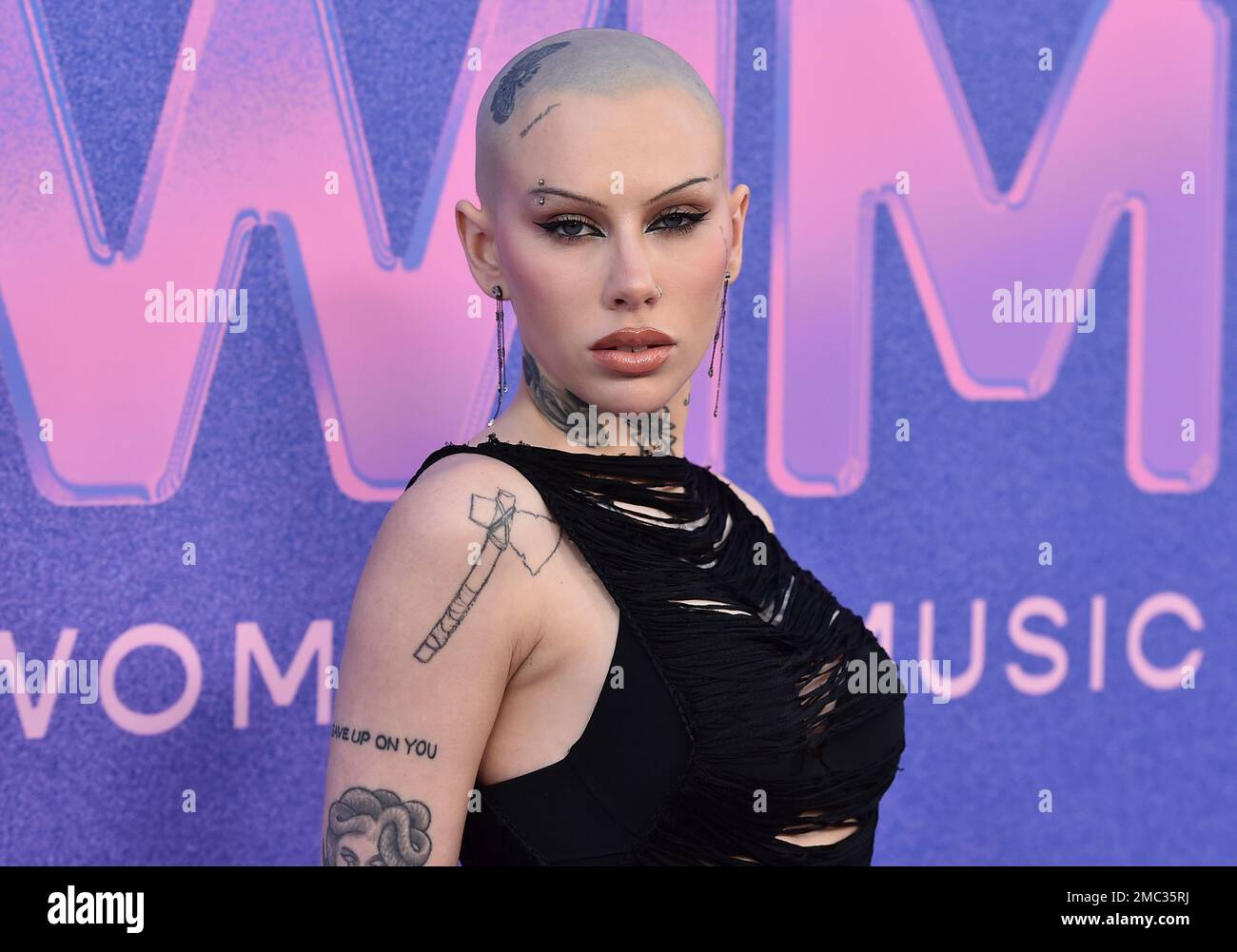 Siiickbrain arrives at the Billboard Women in Music Awards on Wednesday ...