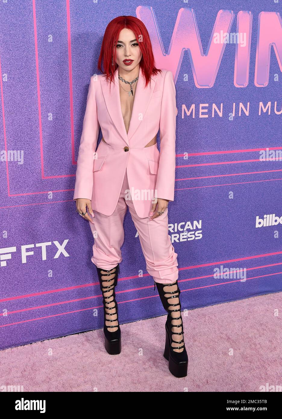 Ava Max Arrives At The Billboard Women In Music Awards On Wednesday