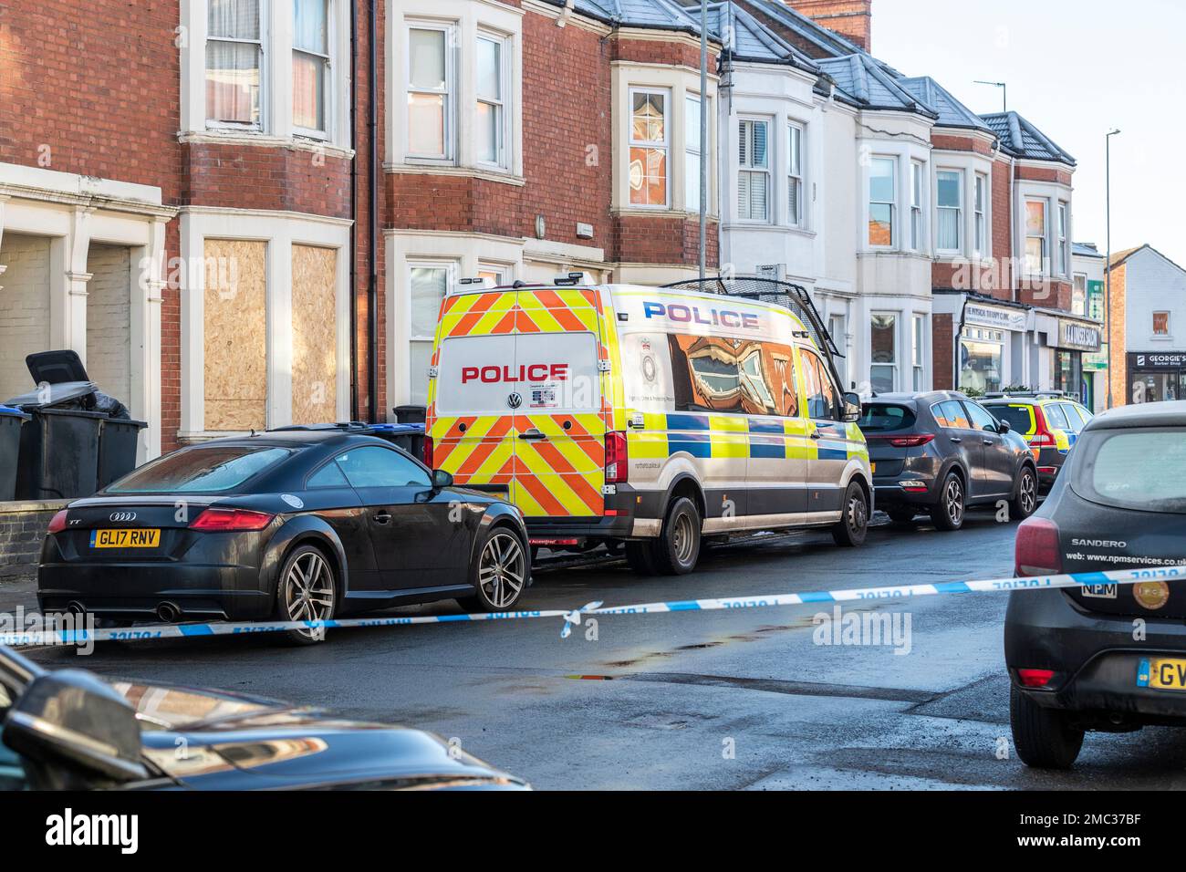 Northamptonshire police tape hi-res stock photography and images - Alamy