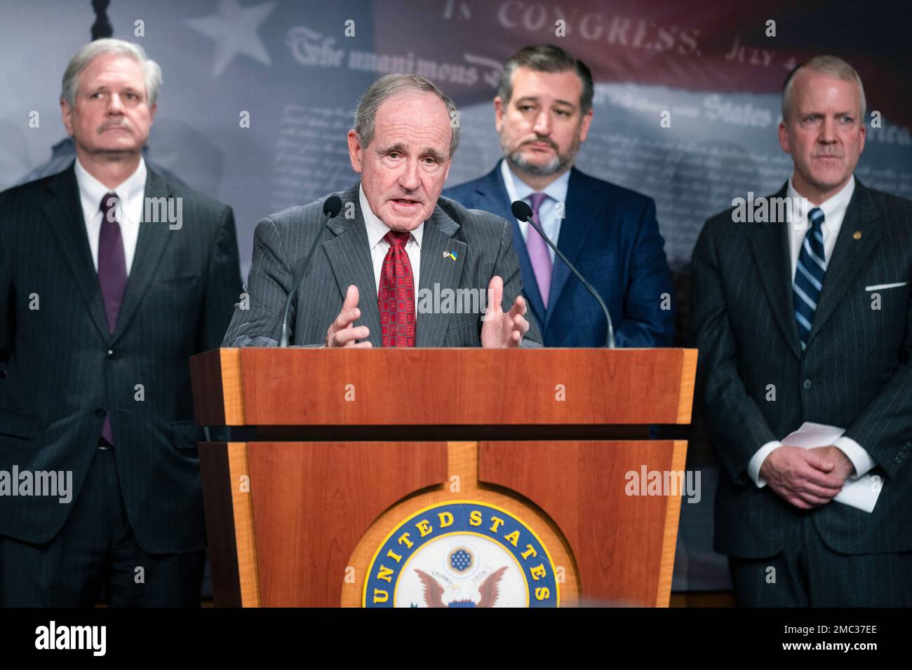 Ranking member of the Senate Foreign Relations Committee Sen. Jim Risch ...