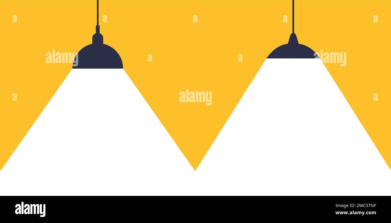 Spotlight banner vector yellow background business design office ...