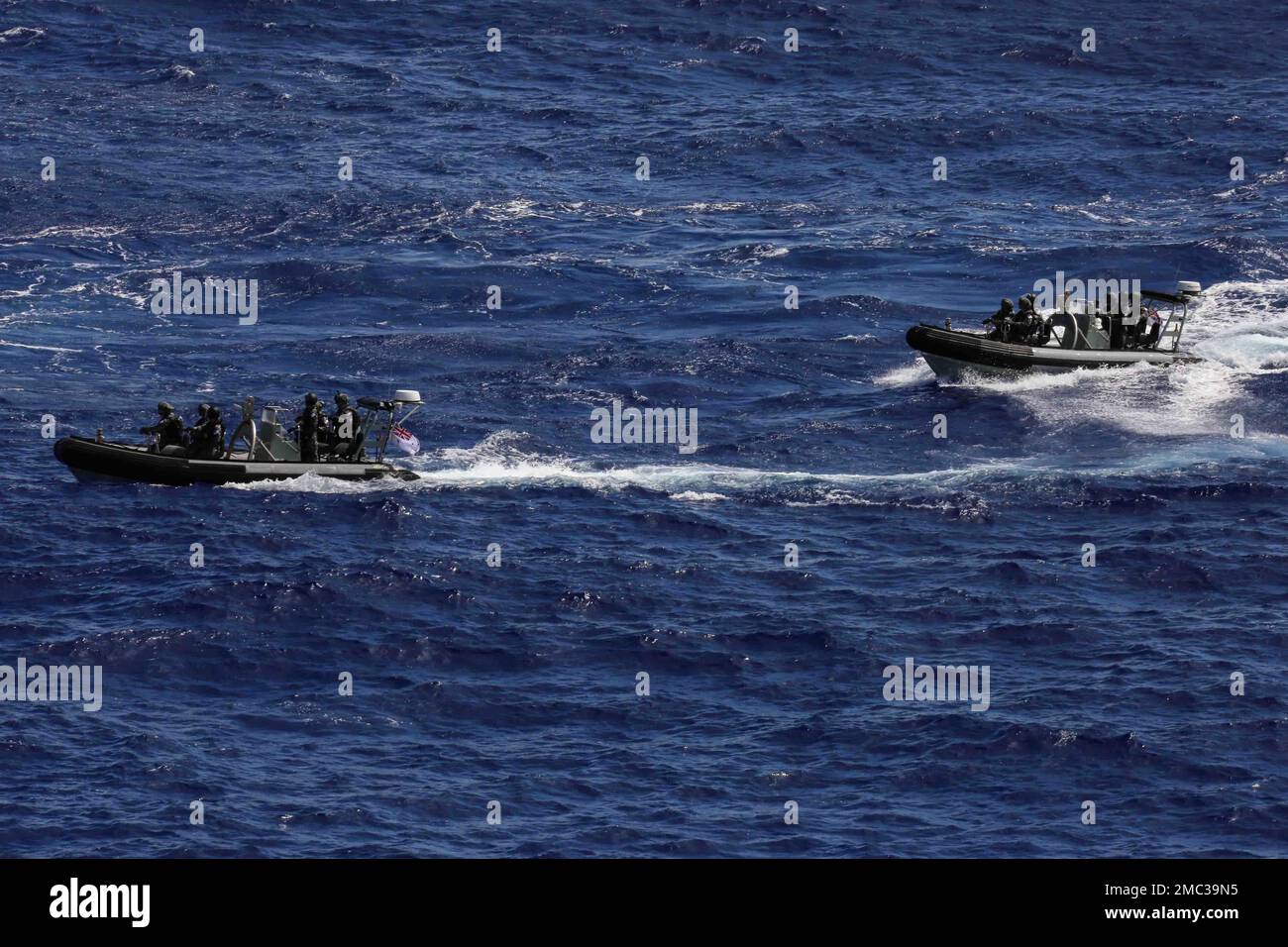 PACIFIC OCEAN (June 24, 2022) Royal Australian Navy Sailors in rigid ...
