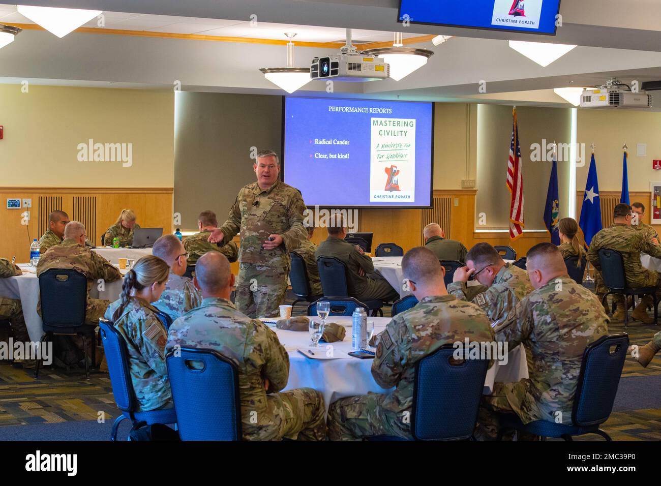 Col. Michael J. Berens, the State Judge Advocate for the Washington Air ...