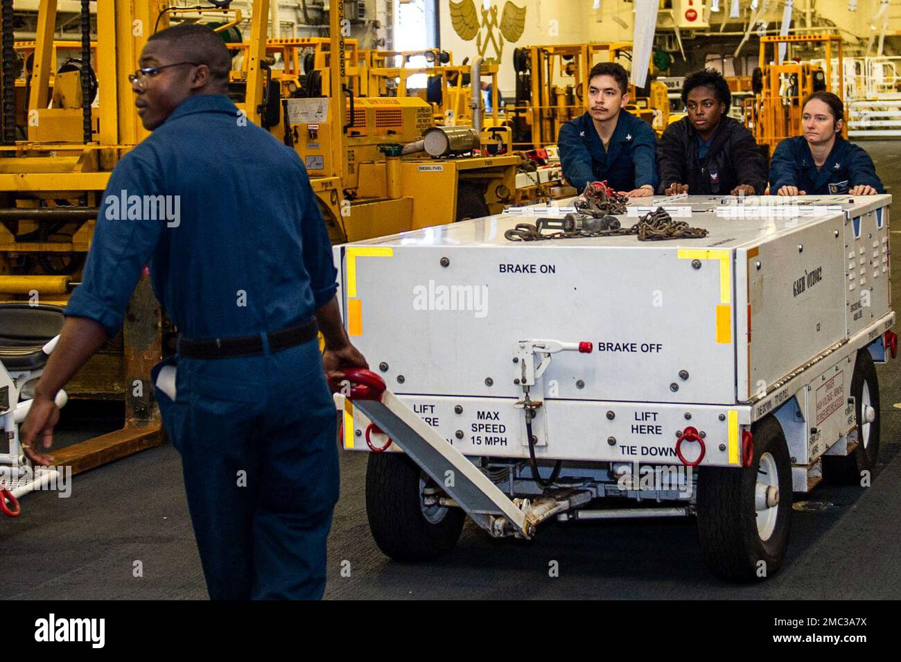 PACIFIC OCEAN (June 24, 2022) Sailors assigned to Aviation Intermediate ...