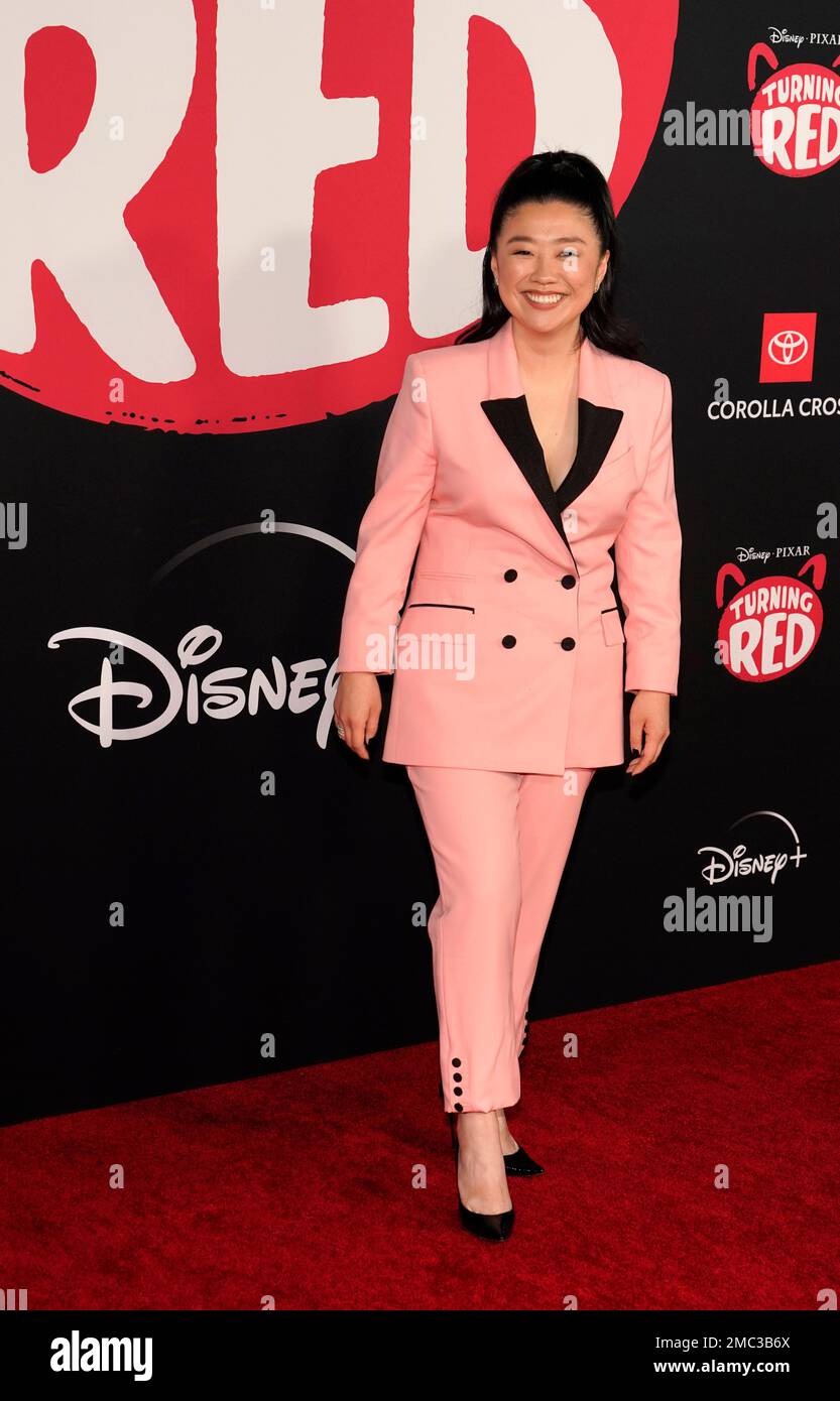 Sherry Cola poses at the world premiere of the film "Turning Red ...