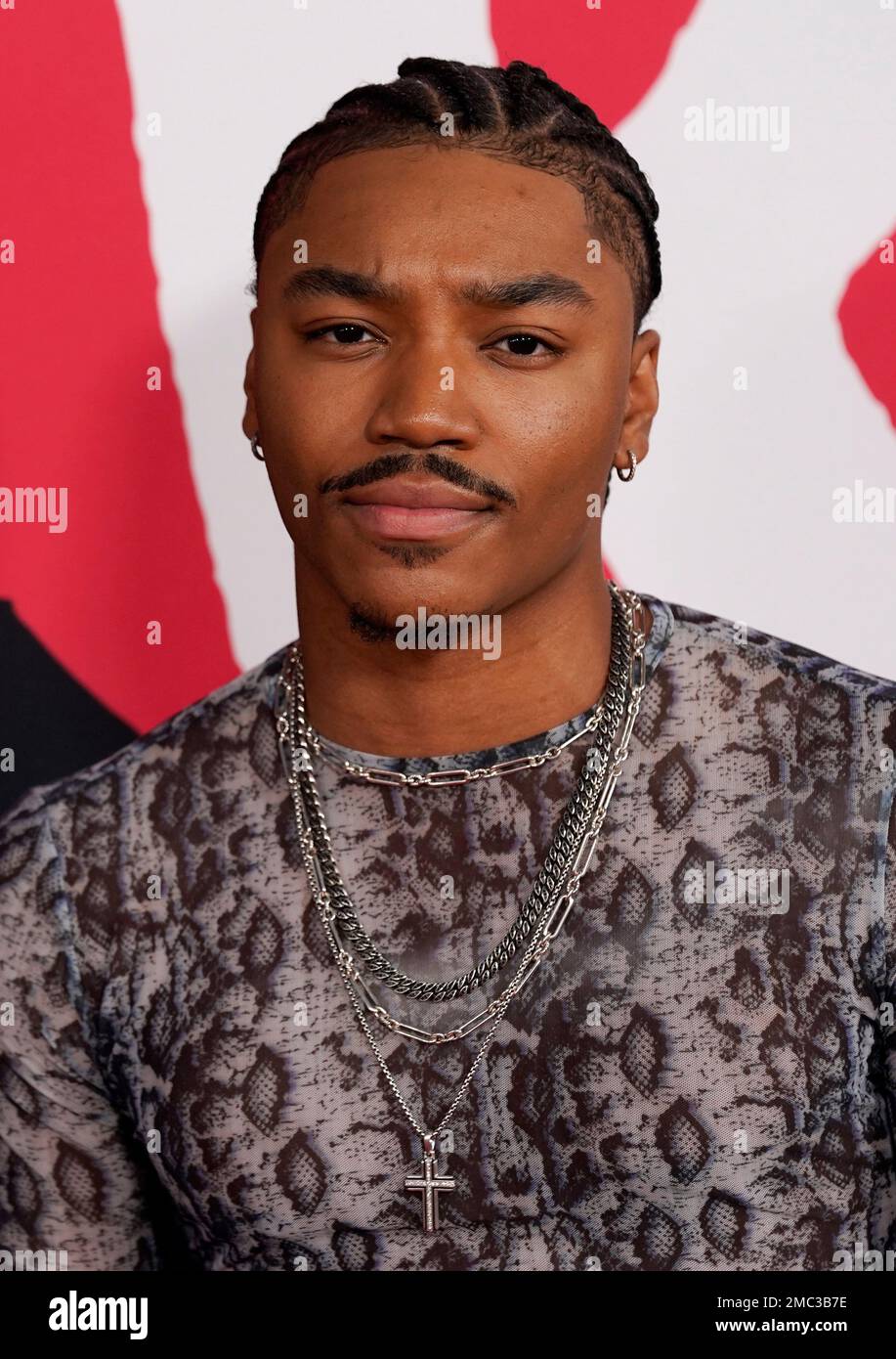 Josh Levi poses at the world premiere of the film "Turning Red ...