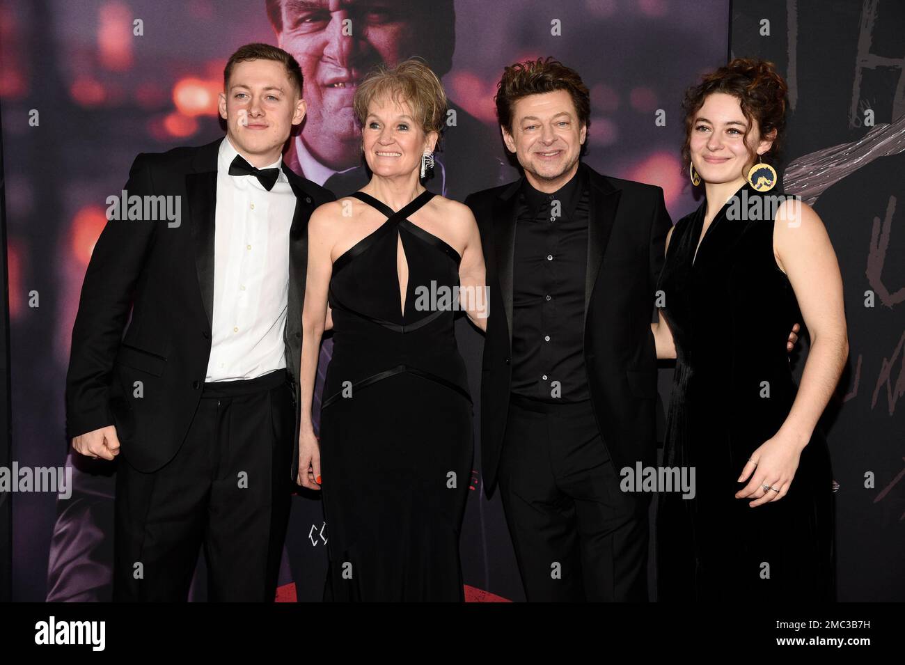 Sonny Ashbourne Serkis, left, Lorraine Ashbourne, Andy Serkis and Ruby ...