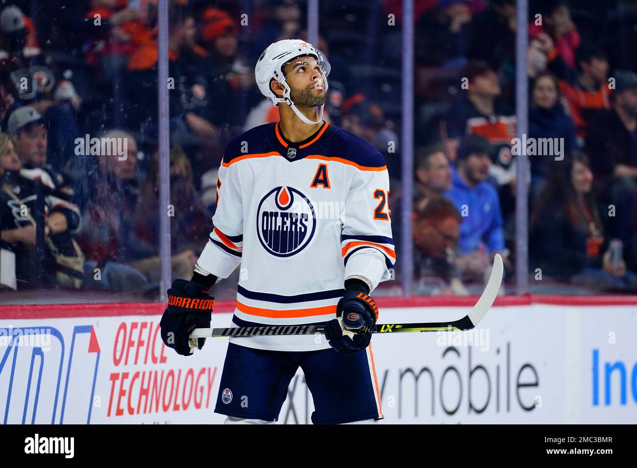 Edmonton Oilers' Darnell Nurse plays during an NHL hockey game, Tuesday ...