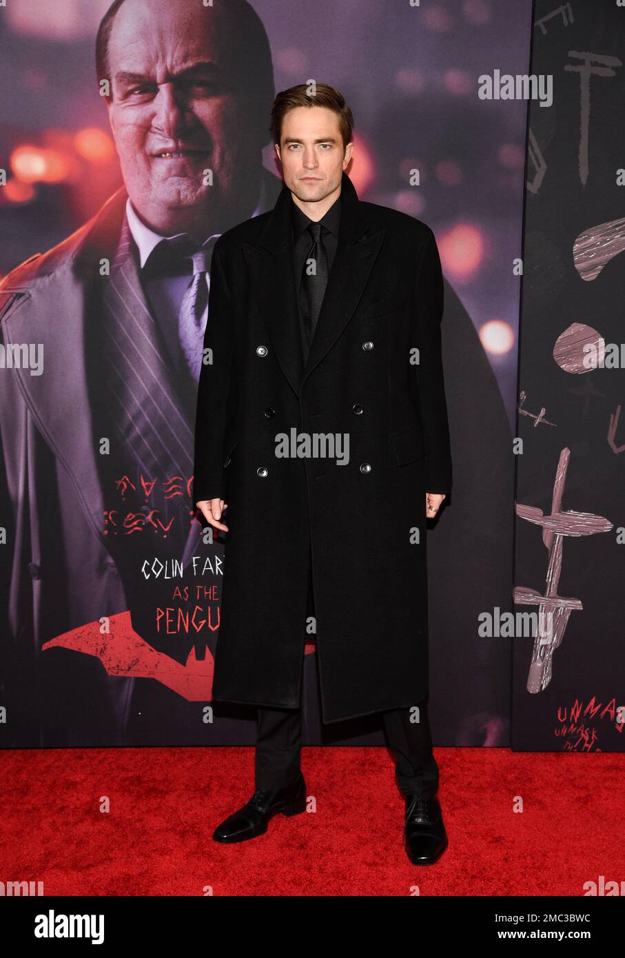 Robert Pattinson attends the world premiere of "The Batman" at Lincoln ...