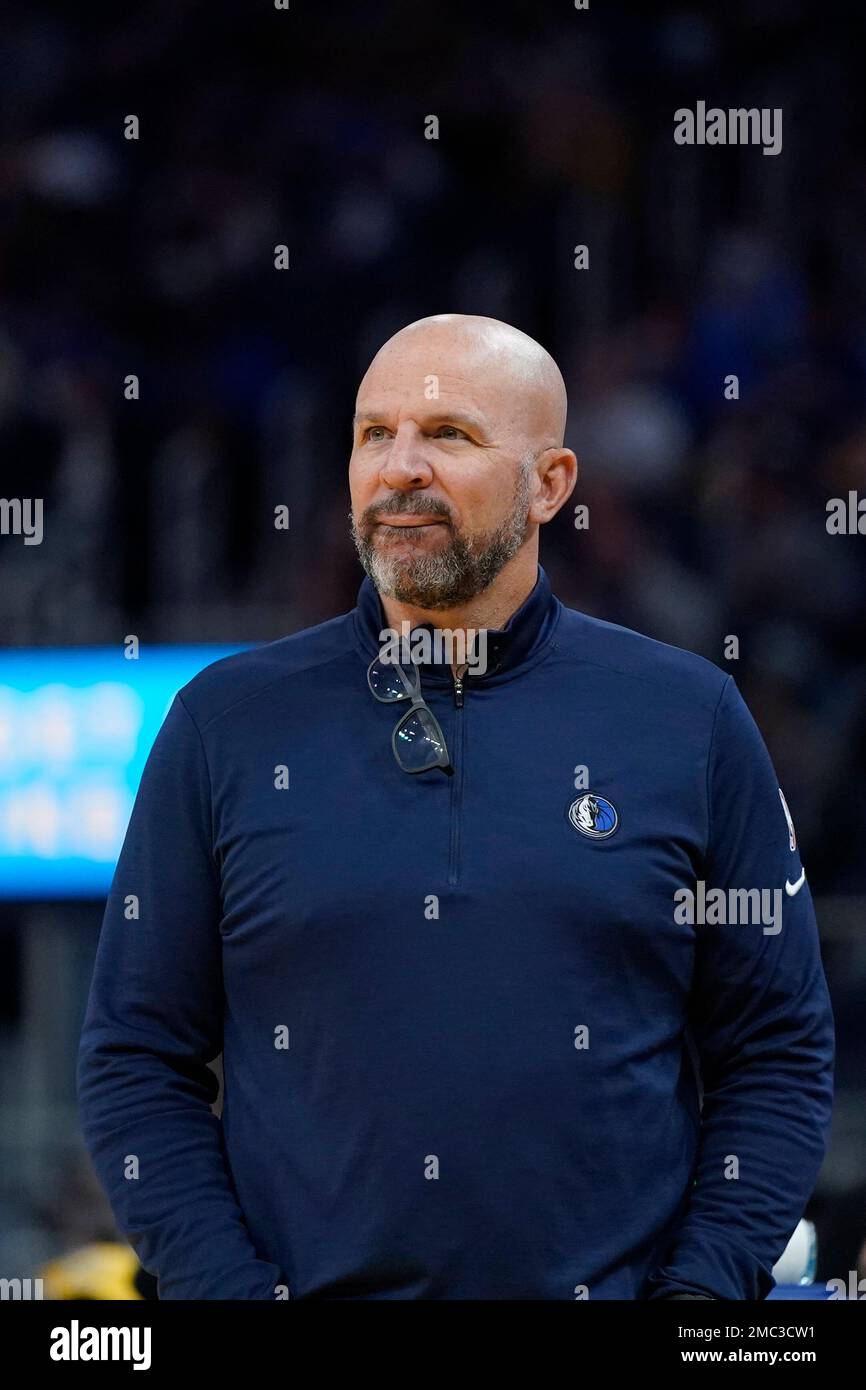 Dallas Mavericks head coach Jason Kidd during an NBA basketball game ...