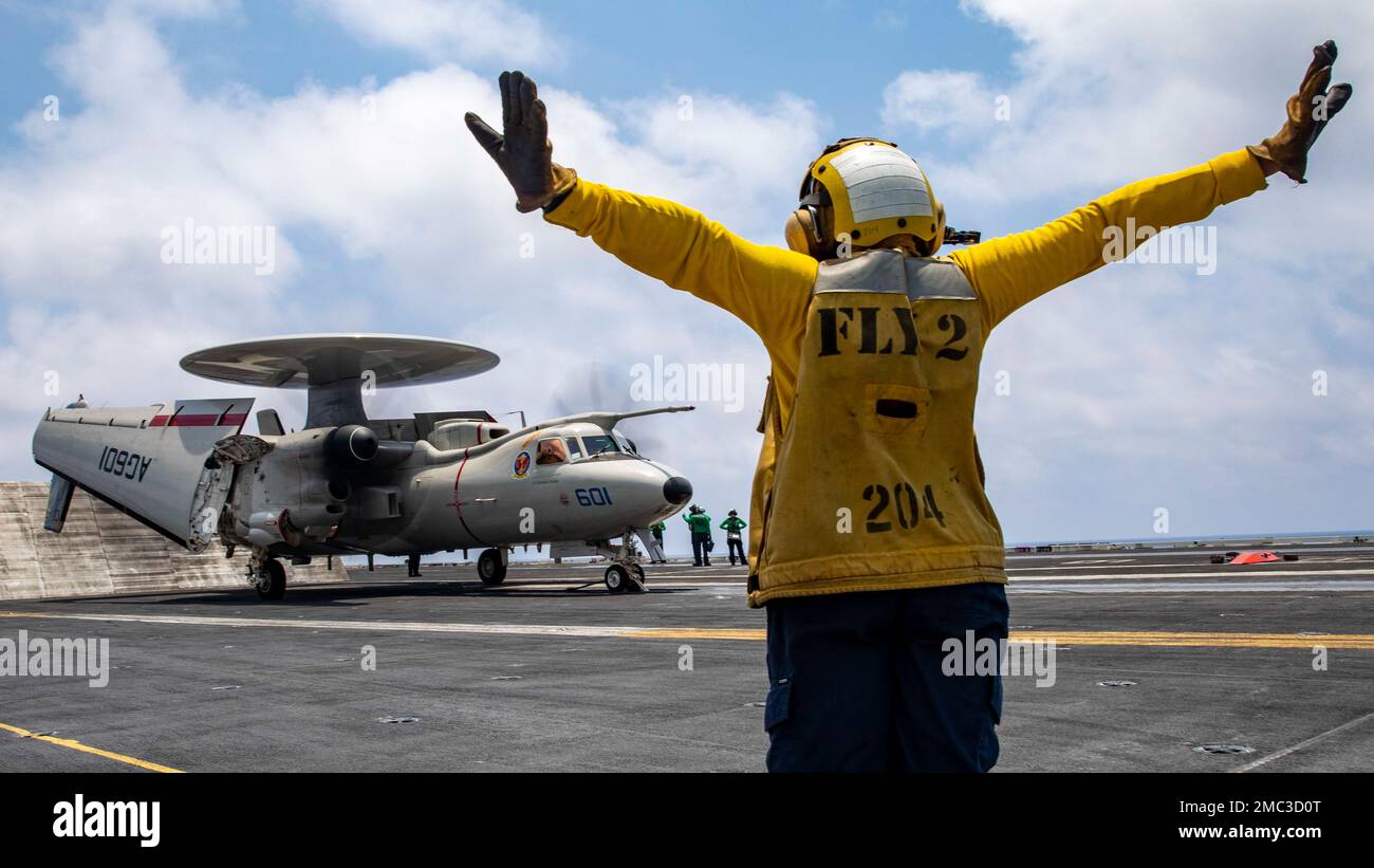 220624-N-OL632-1069 ATLANTIC OCEAN (June 24, 2022) Aviation Boatswain’s ...